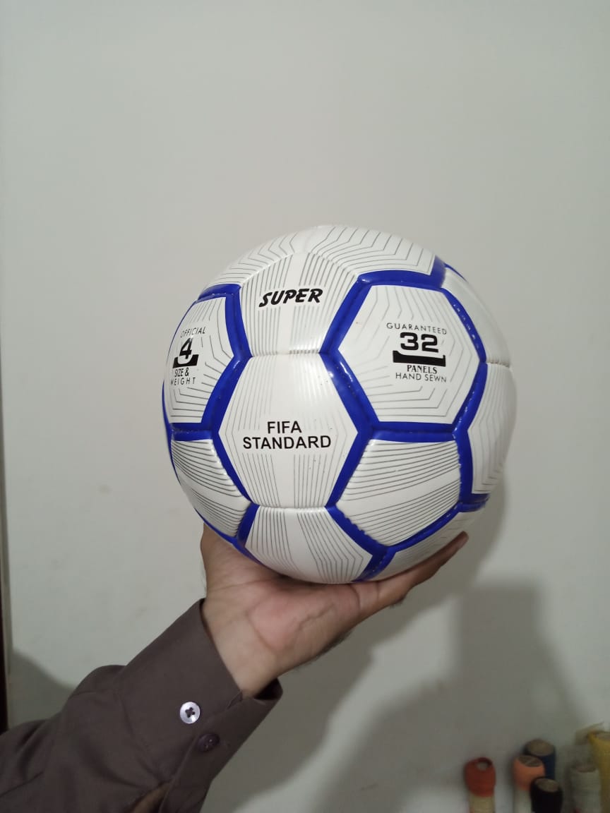 Super FIFA Standard Football – Blue & White Panel Design – PakMultiStore